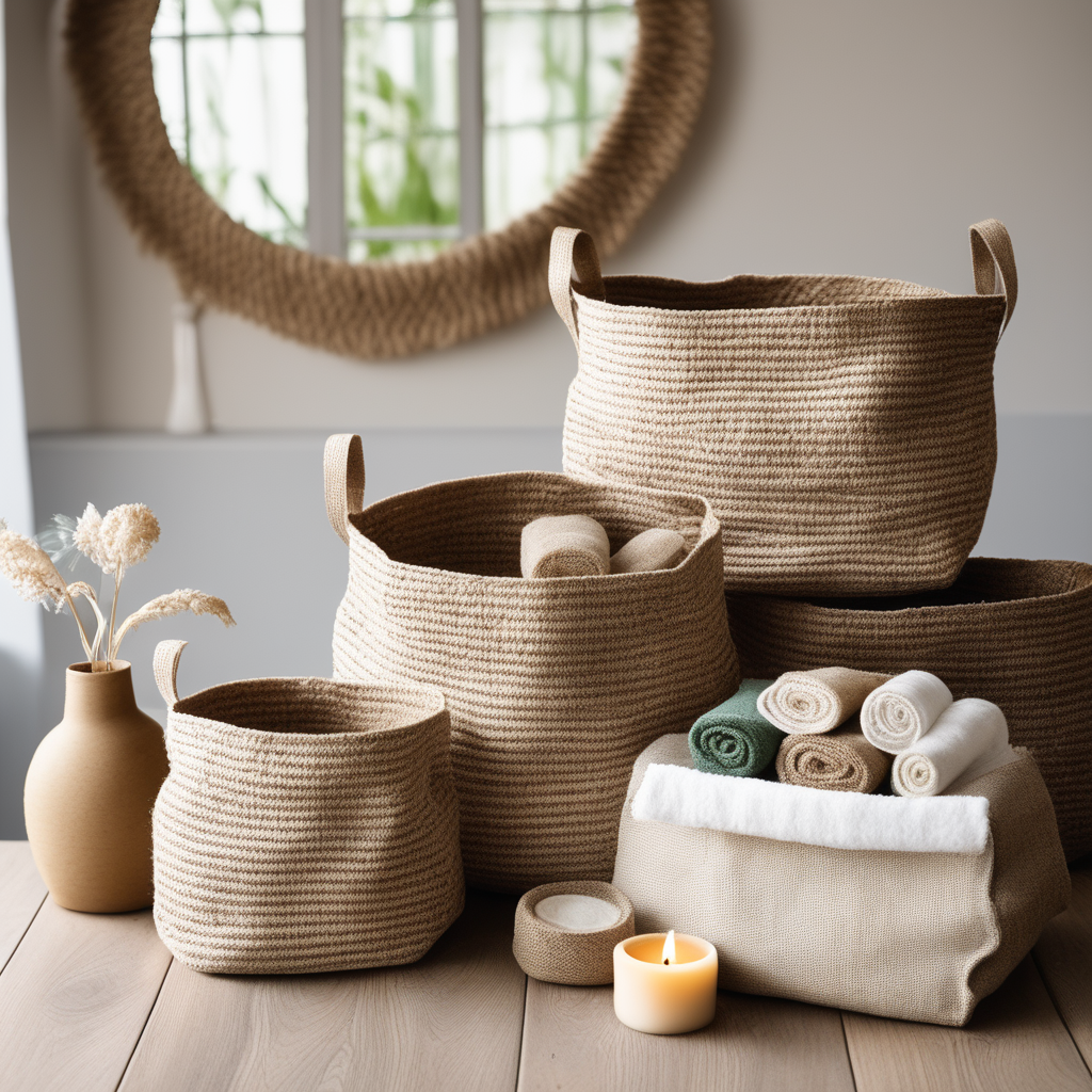 Bliss Natural Jute Baskets – Maltashopper.com