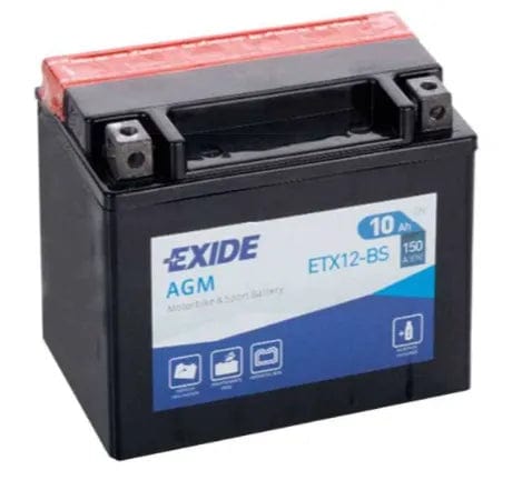 Exide AGM 12V 10Ah Motorcycle Battery YTX12-BS – Maltashopper.com