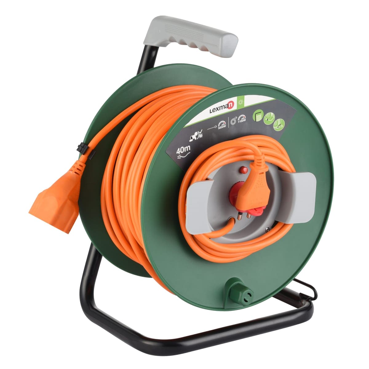 Garden Cable Reel 40 Mt Plug 16A Universal | MaltaShopper ...