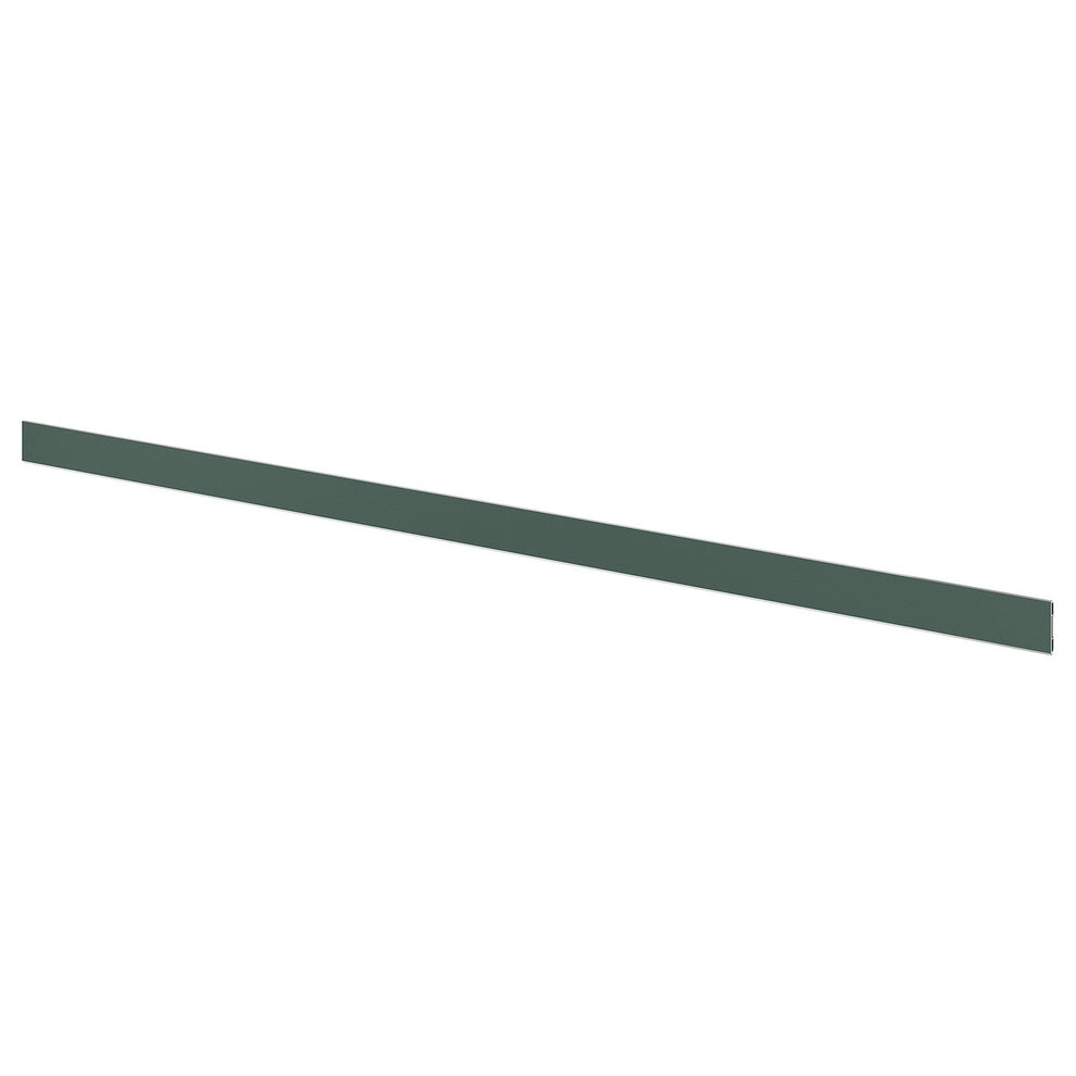 ASPUDDEN plinth, dark grey-green, 220.0x8.0 cm – Maltashopper.com