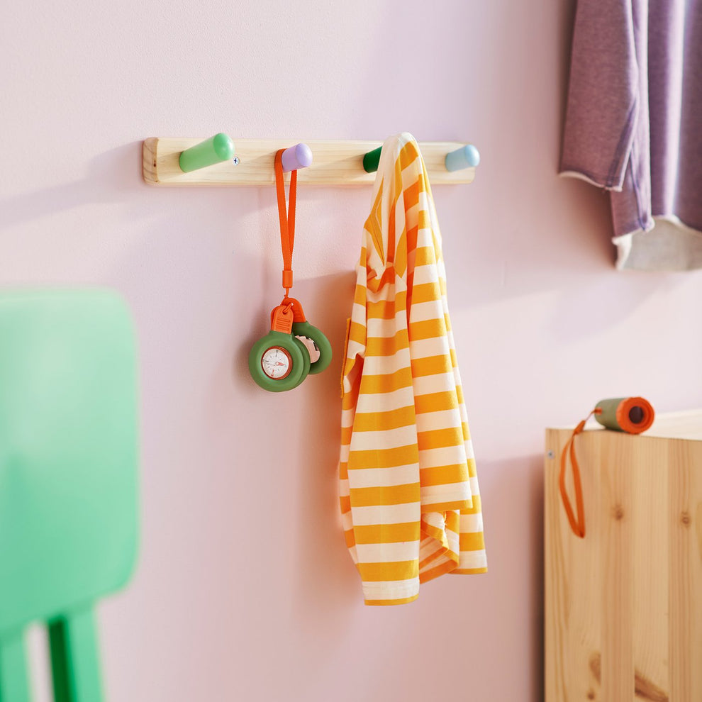 FLISAT knob rack with 4 knobs, 47x4.5 cm – Maltashopper.com