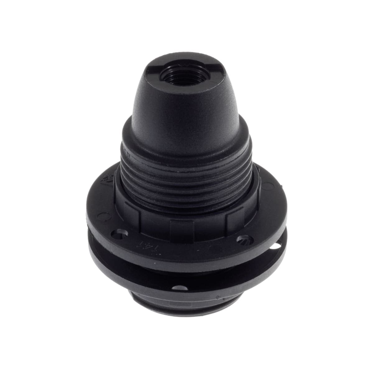 E14 Lamp Holder With Black Ferrule | MaltaShopper – Maltashopper.com