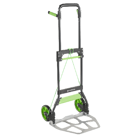 ALUMINIUM FOLDING TROLLEY STANDERS CAPACITY 100 KG STEEL PLATFORM ...