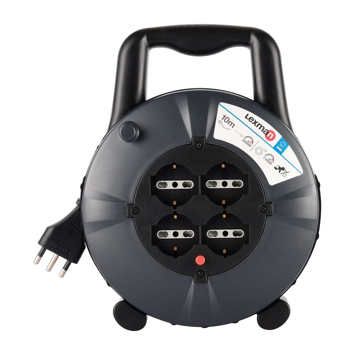 Cable Reel 10Mt Plug 16A 4 Universal | MaltaShopper – Maltashopper.com