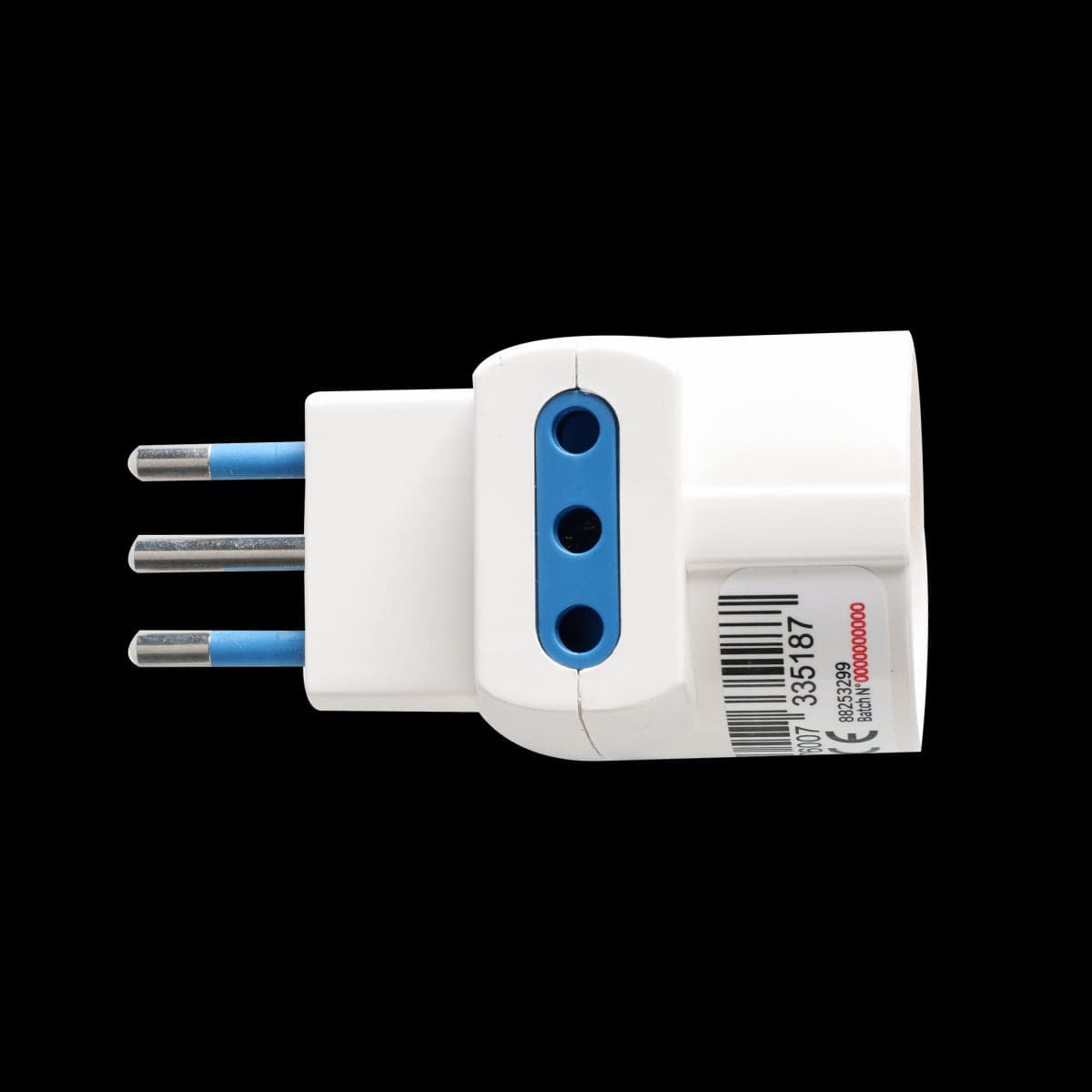 Adapter Plug 10A 3 Places 2 Bip Sockets | MaltaShopper – Maltashopper.com