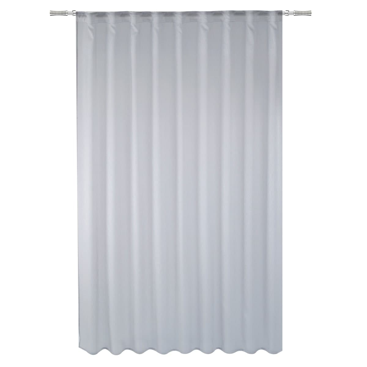 SOFTY GREY FILTER CURTAIN 200X280 CM WITH CONCEALED LOOP AND WEBBING ...