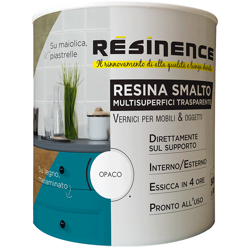 RESIN MULTI-SUPPORT ENAMEL - TRANSPARENT MATT 500ML | Best Price at ...
