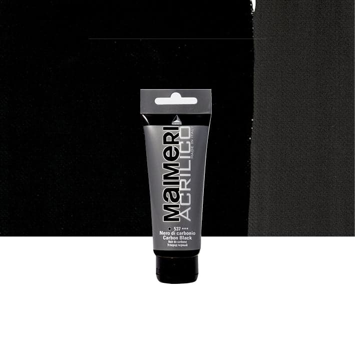 Acrylic Carbon Black 75Ml | MaltaShopper – Maltashopper.com