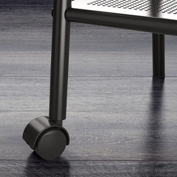 SETSKOG Bedside table black 45x35 cm Best Price at Maltashopper